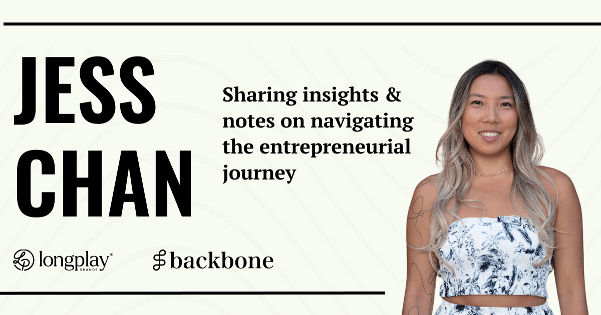 Jess Chan - Entrepreneur. Writer. Speaker.